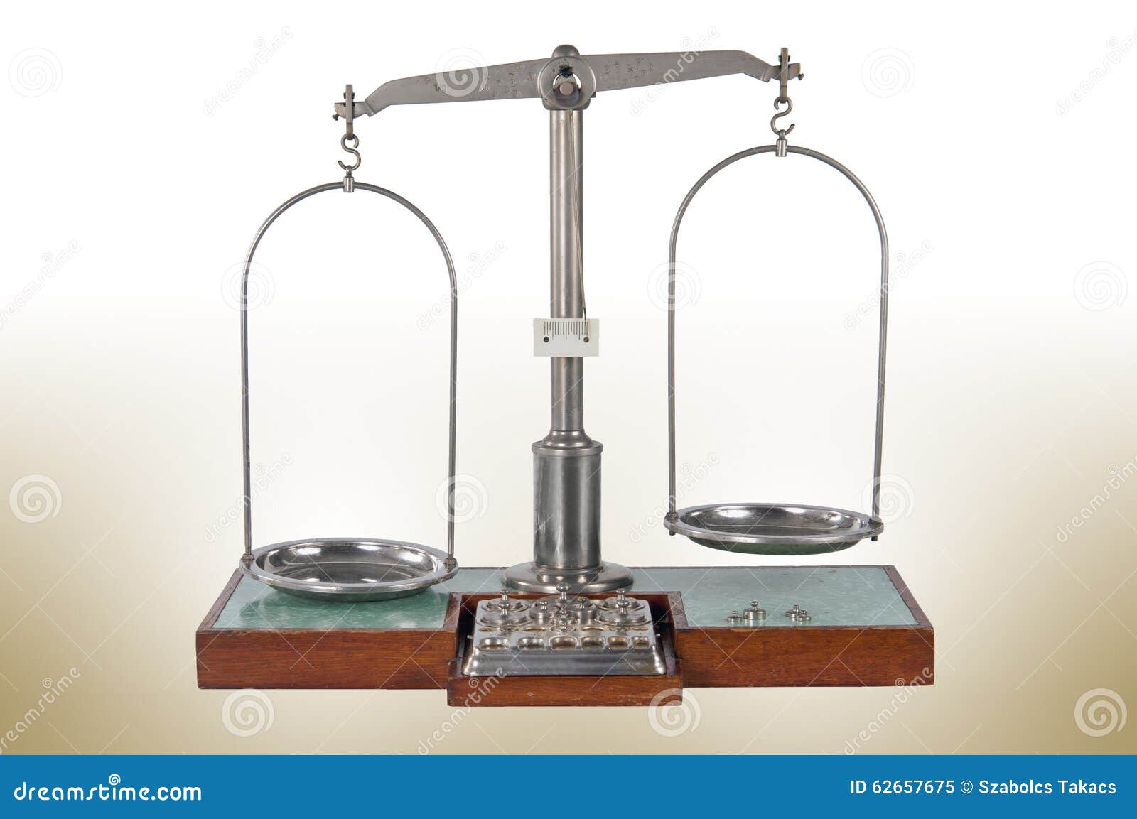 Traditional Unbalanced Pharmacy Scale Stock Image - Image of measure ...