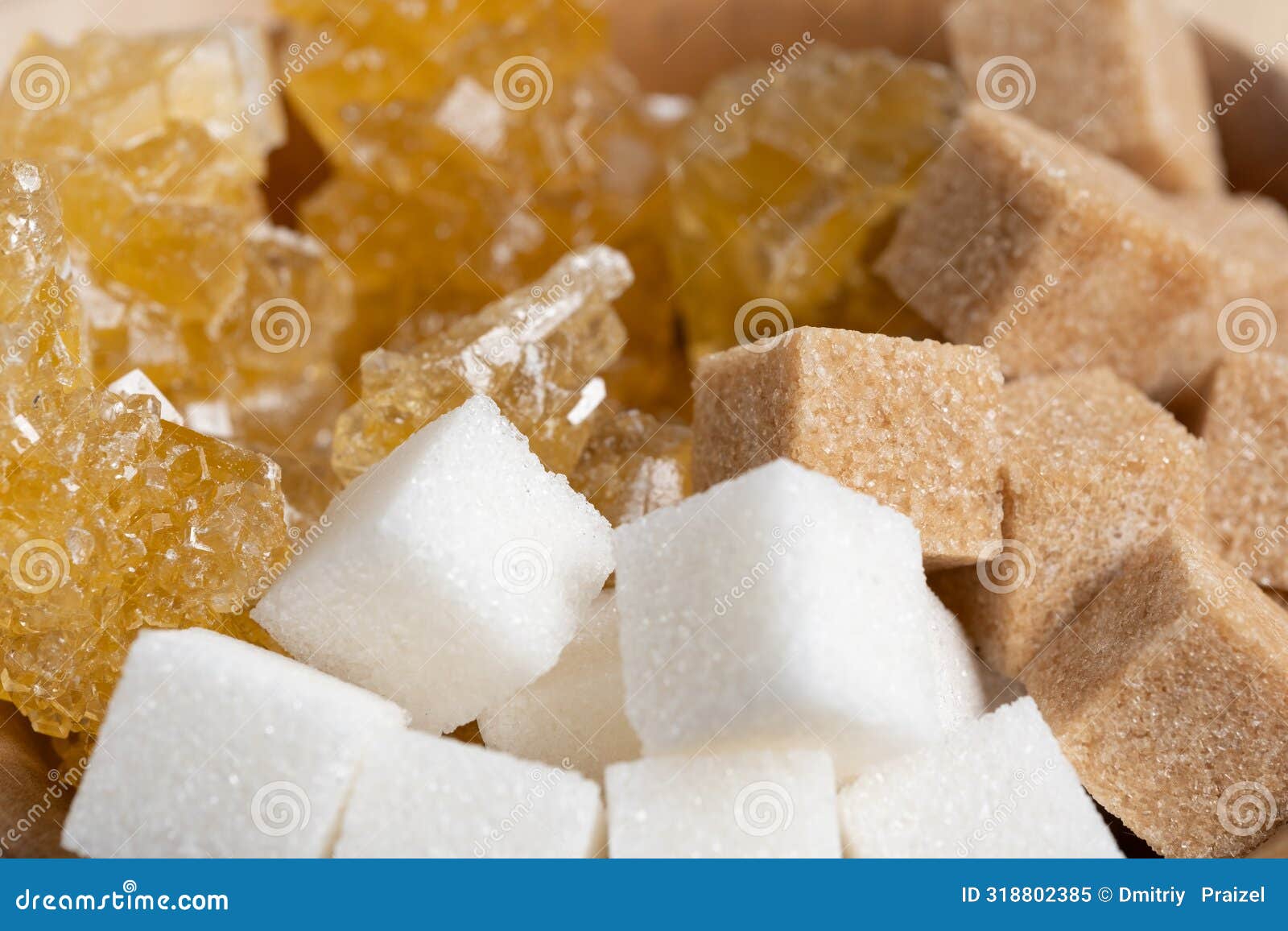 Traditional Uzbek Navat Sugar, Cane Sugar and Refined Sugar. Stock ...