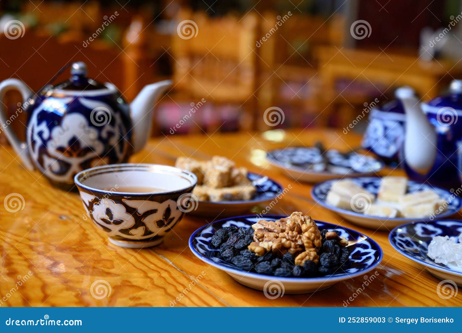 Uzbek tea stock image. Image of food, arabic, delicious - 252859003