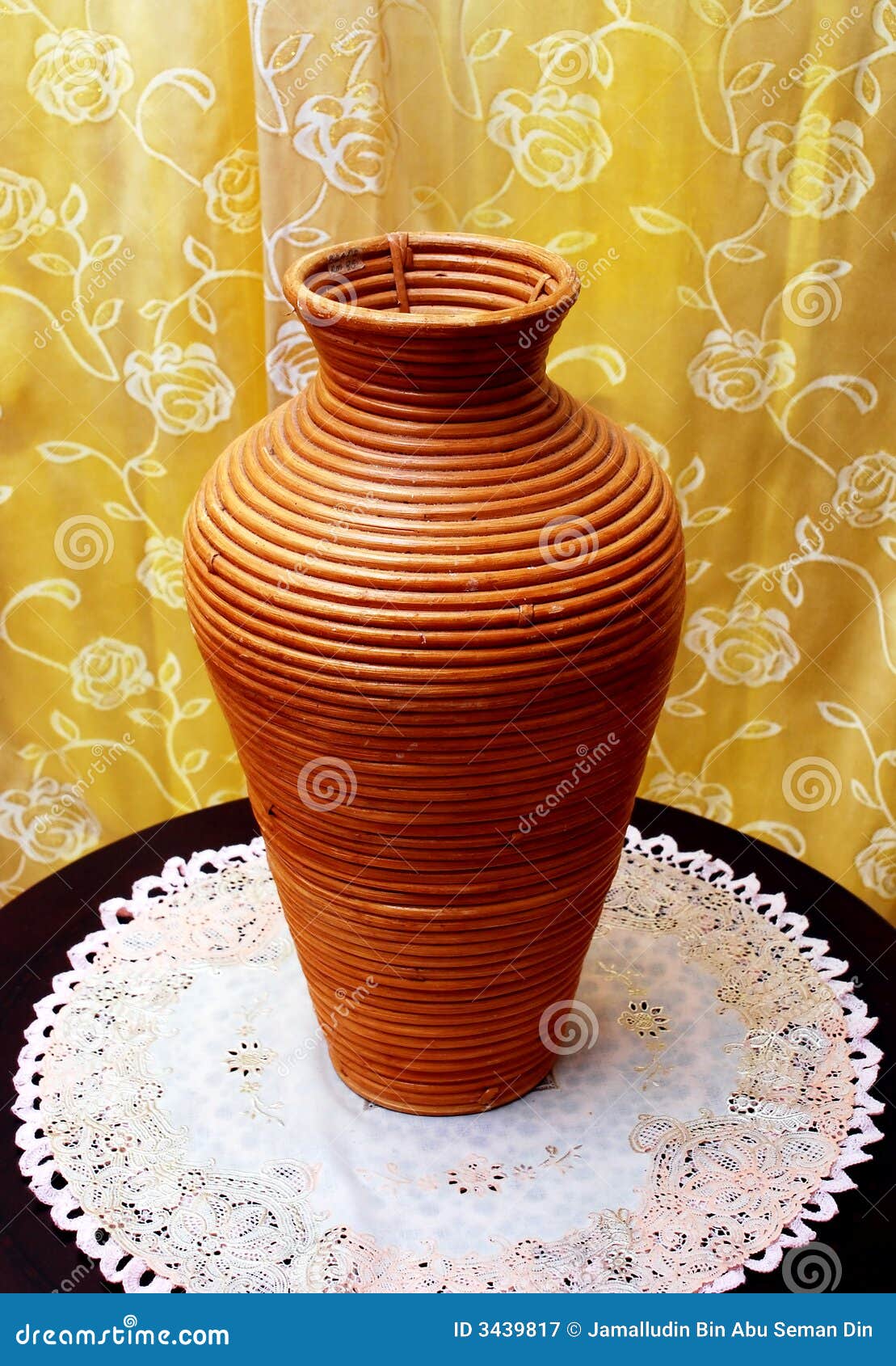 Traditional vase stock image. Image of wooden, deco, beautiful - 3439817