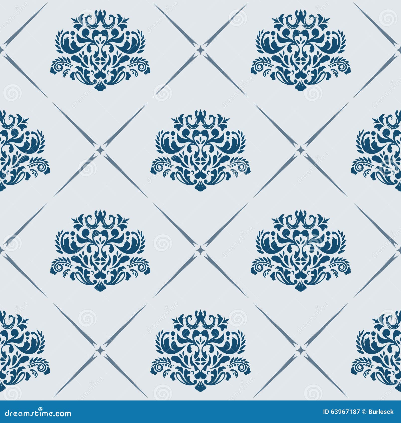 Traditional Vector Seamless Pattern Stock Vector - Illustration of ...