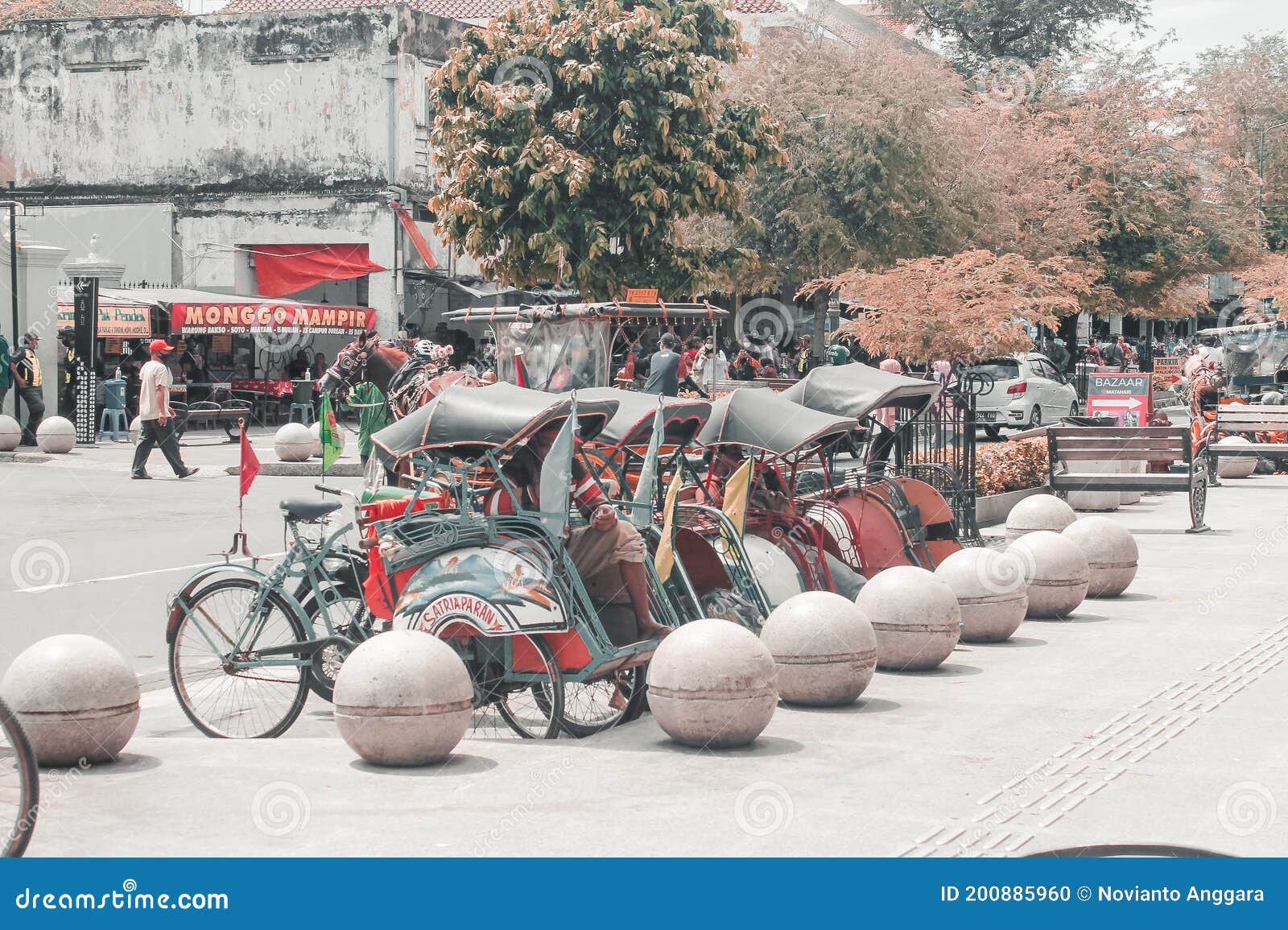 Traditional Vehicles in Indonesia Editorial Image - Image of ...