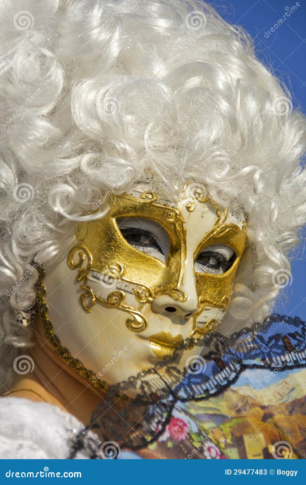 Traditional Venetian Carnival Mask Editorial Stock Photo - Image of ...