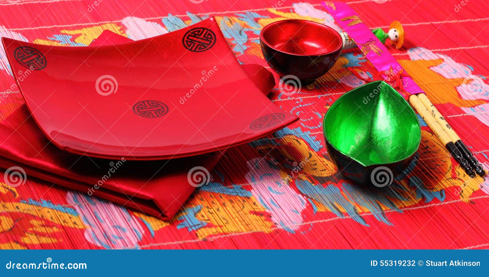 Traditional Vietnam Table Setting Stock Photo - Image of culture ...