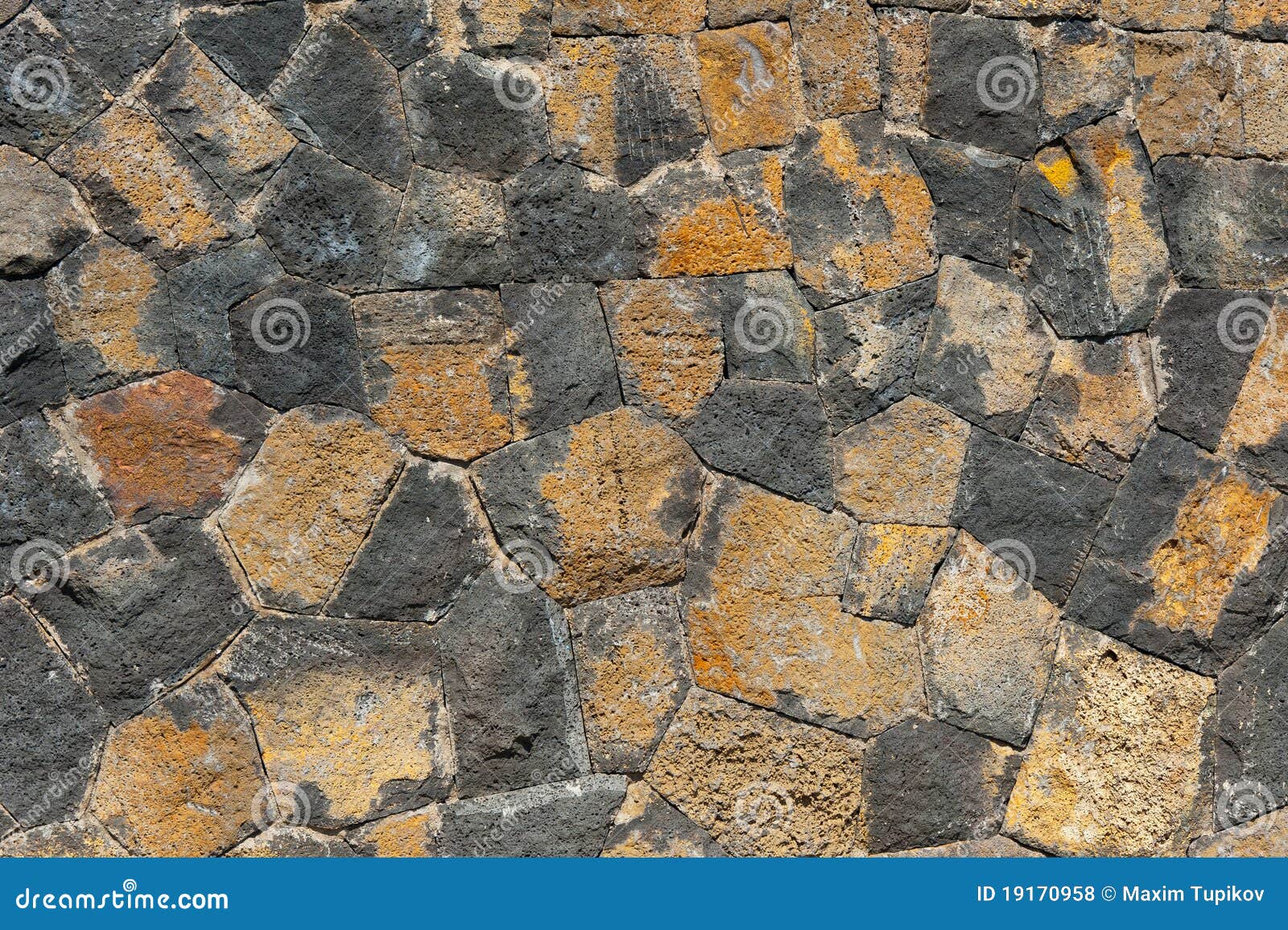Traditional Wall of Volcanic Stones at Jeju Stock Photo - Image of ...