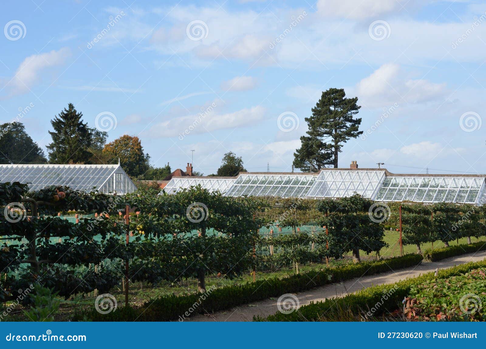Traditional Walled Courtyard Around Farm Or Hotel In Spain Royalty-Free ...