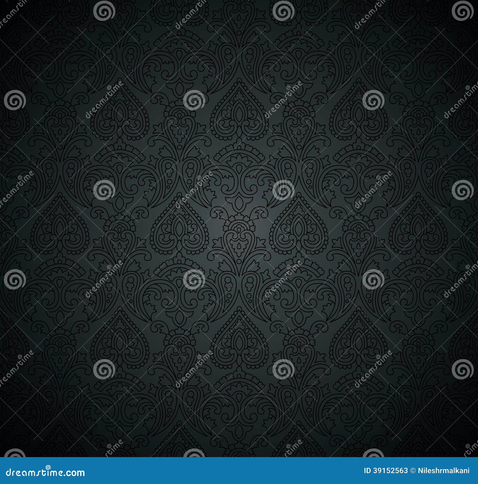Traditional wallpaper stock vector. Illustration of royal - 39152563