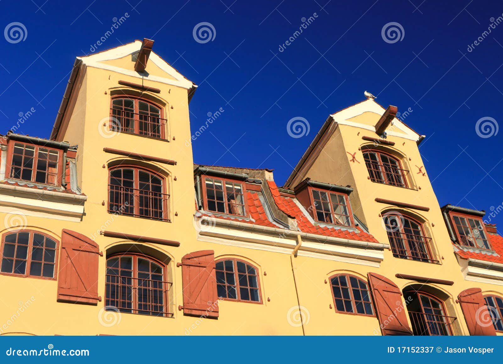 Traditional Warehouse in Denmark Stock Image - Image of building ...