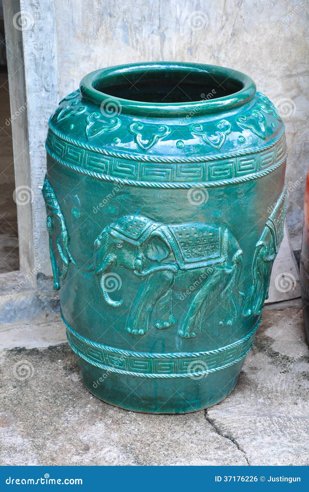 Traditional Water Container Stock Photo - Image of isolated, decoration ...
