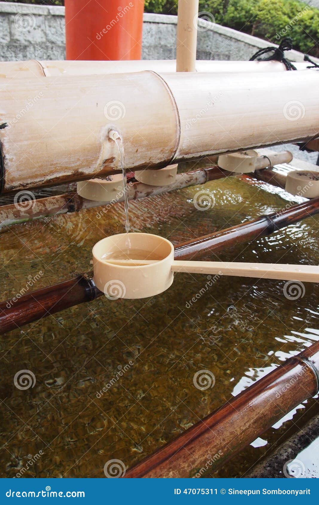 Traditional Water Well in Japan Stock Image - Image of ladle, religion ...