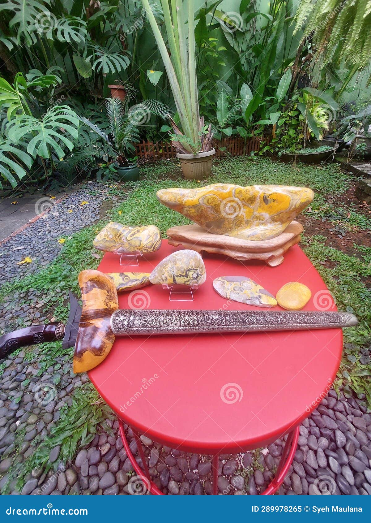 Traditional Weapons from the Indonesian Island of Java Stock Image ...