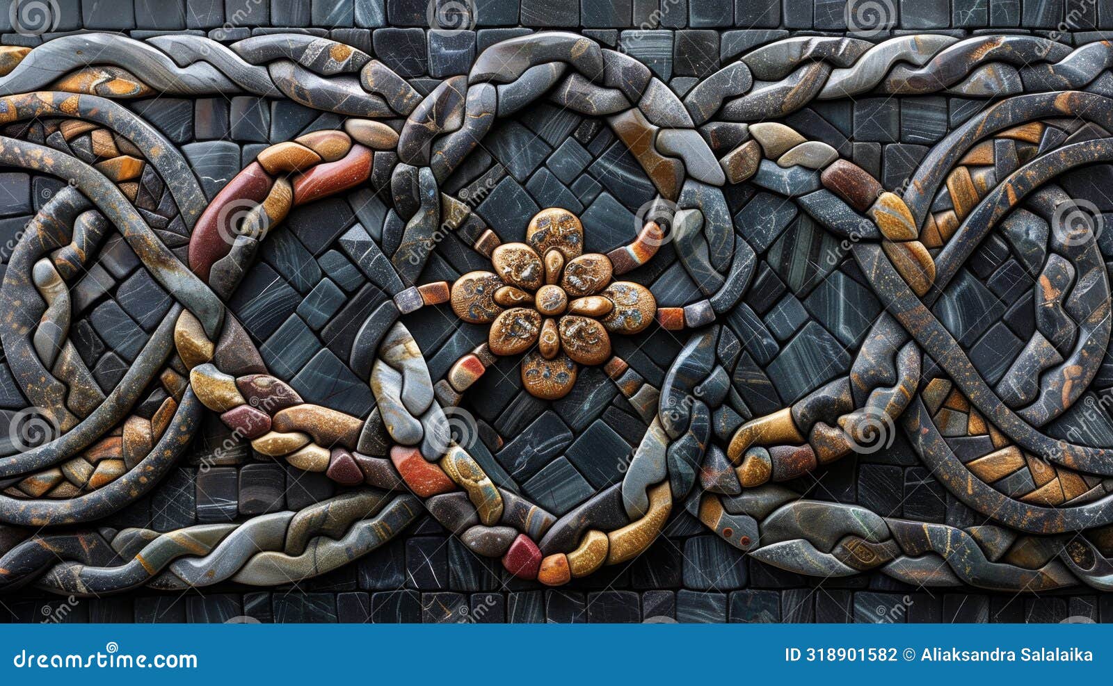 Traditional Weaving Folklore, Complex Celtic Knot Designs Intertwined ...