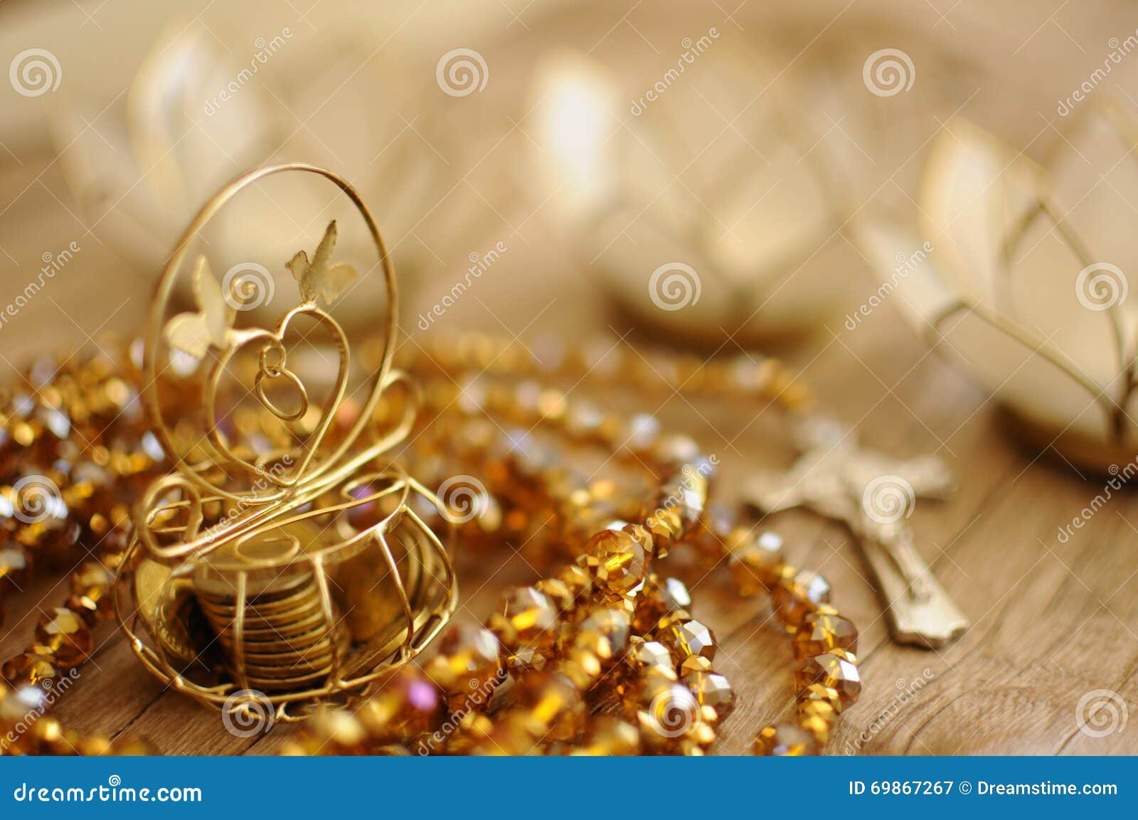 Traditional Wedding Elements Stock Image - Image of love, golden: 69867267