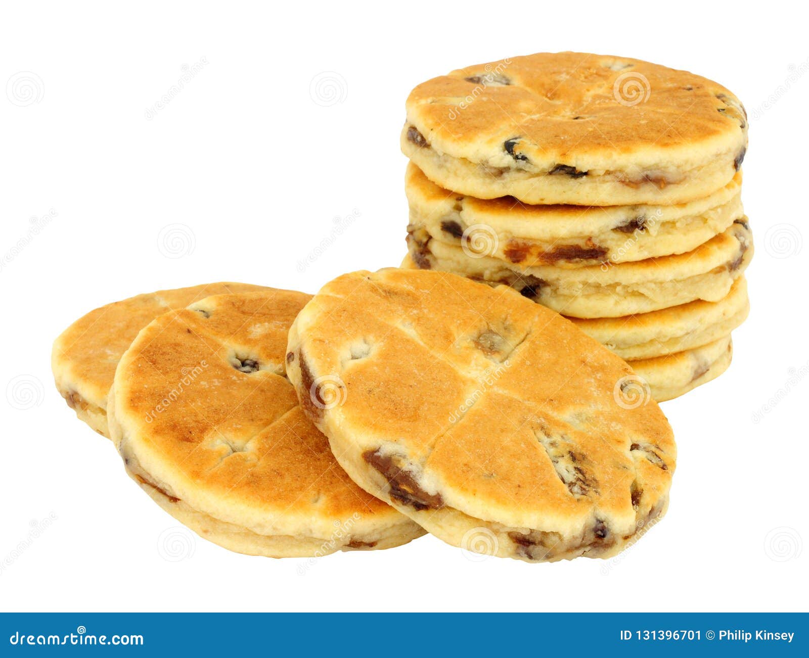 Traditional Welsh Cakes stock image. Image of sultanas - 131396701