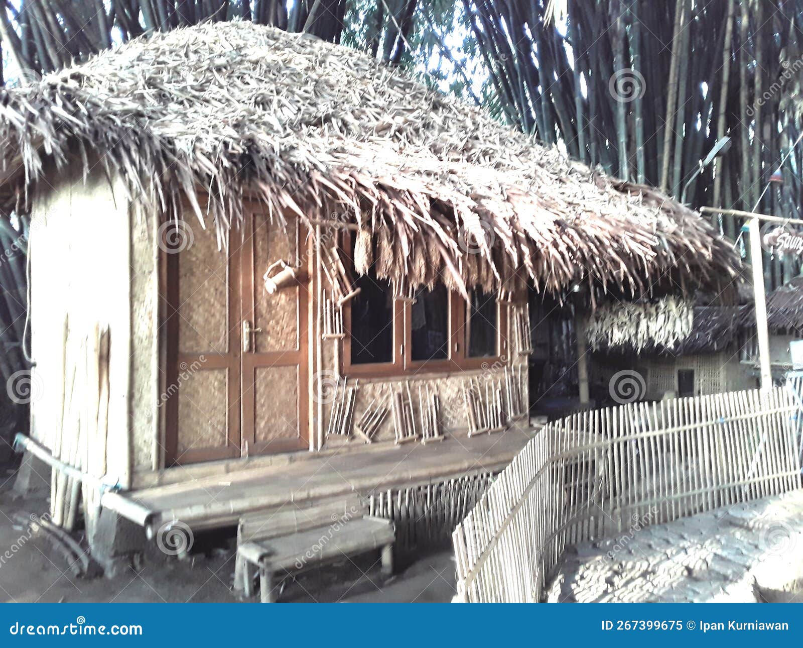 Traditional West Java Sundanese House Stock Image - Image of property ...