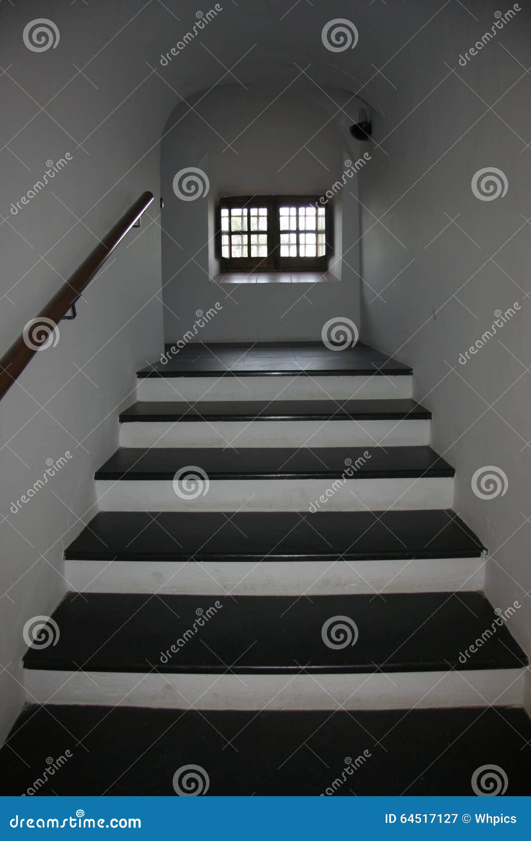 Traditional Whitewashed Stairs with Slate Stock Image - Image of spain ...