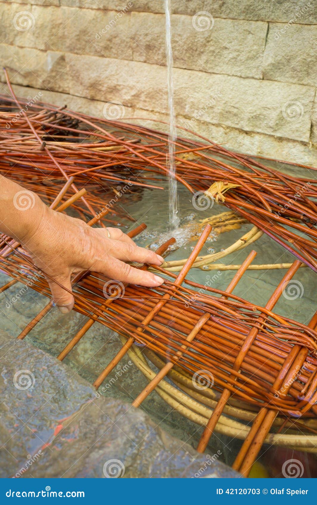 Traditional wickerwork stock image. Image of basketry - 42120703