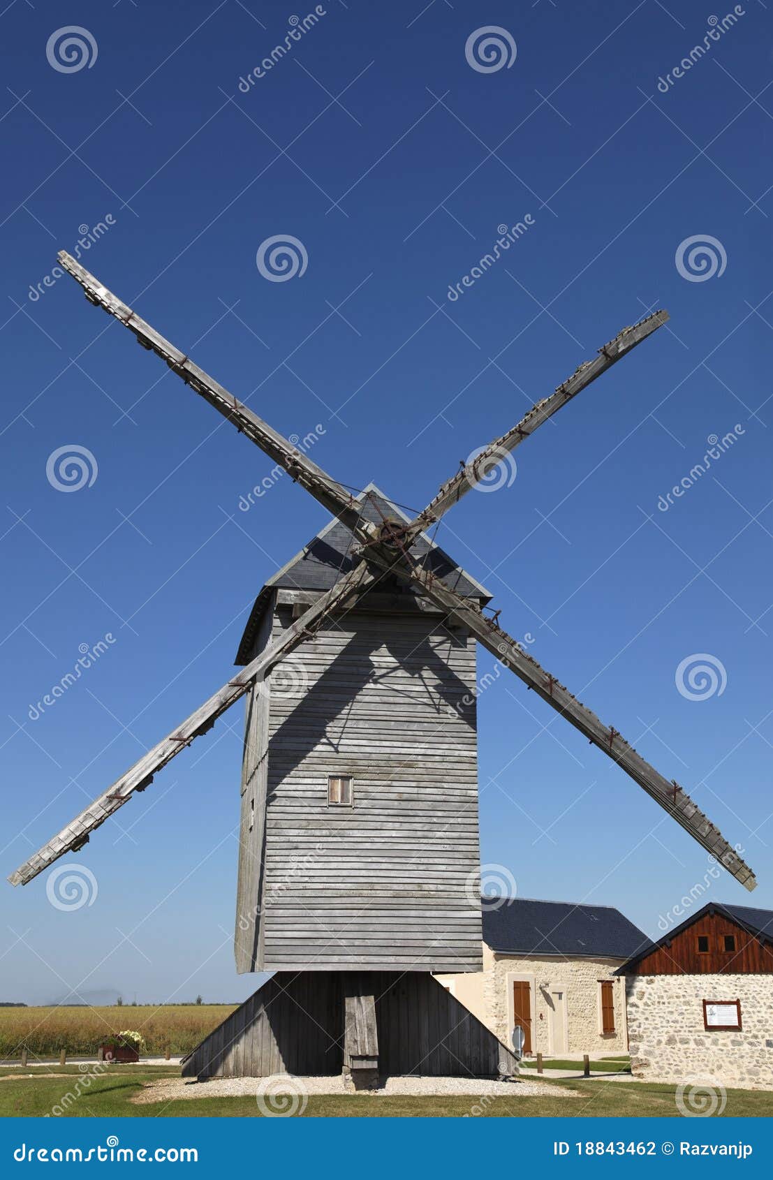 Traditional windmill stock photo. Image of architecture - 18843462