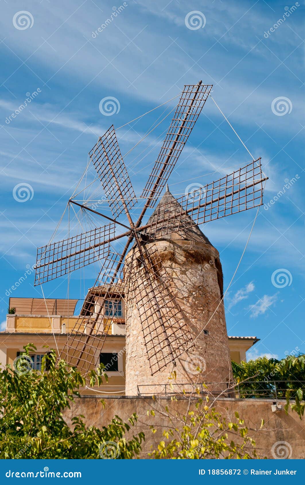 Traditional windmill stock photo. Image of agriculture - 18856872