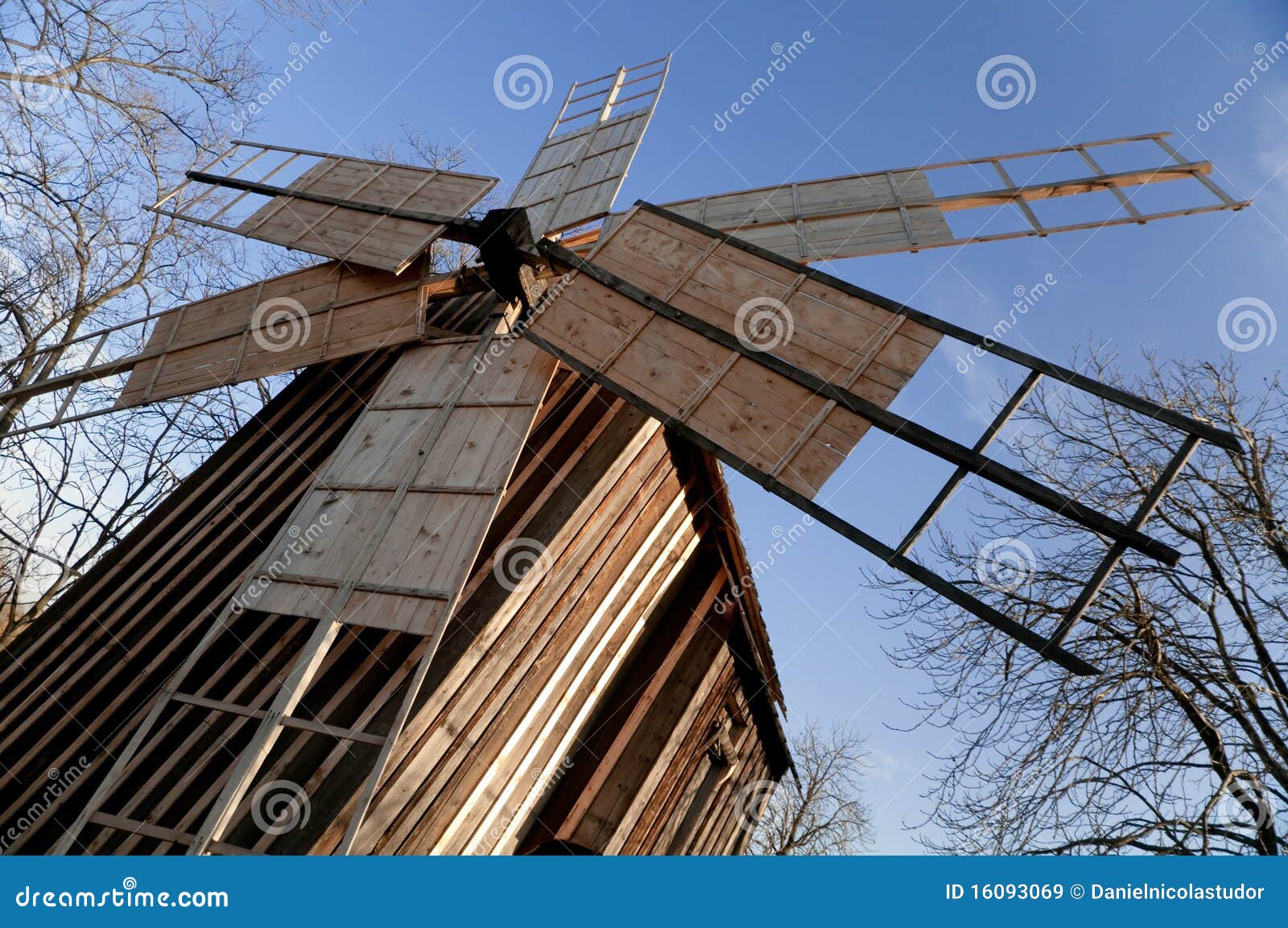 Traditional Windmill House stock image. Image of windmill - 16093069