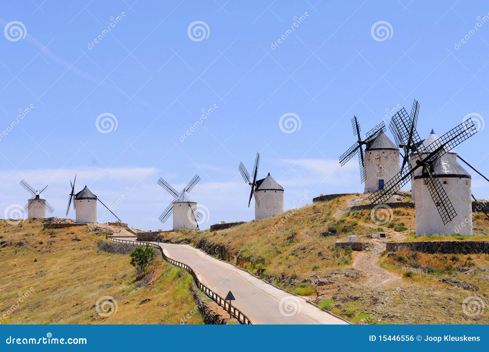 Traditional Windmill of Spain Stock Photo - Image of architecture ...