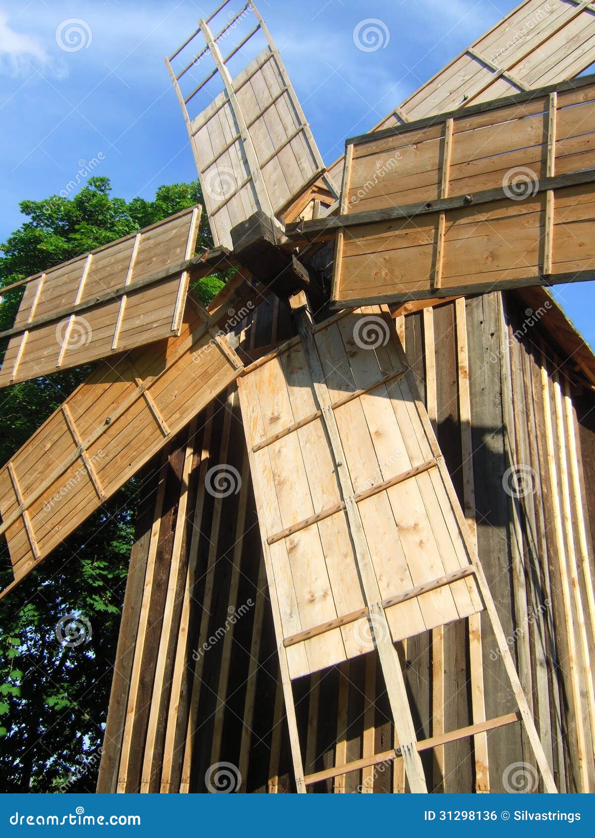 Traditional windmill stock photo. Image of generation - 31298136
