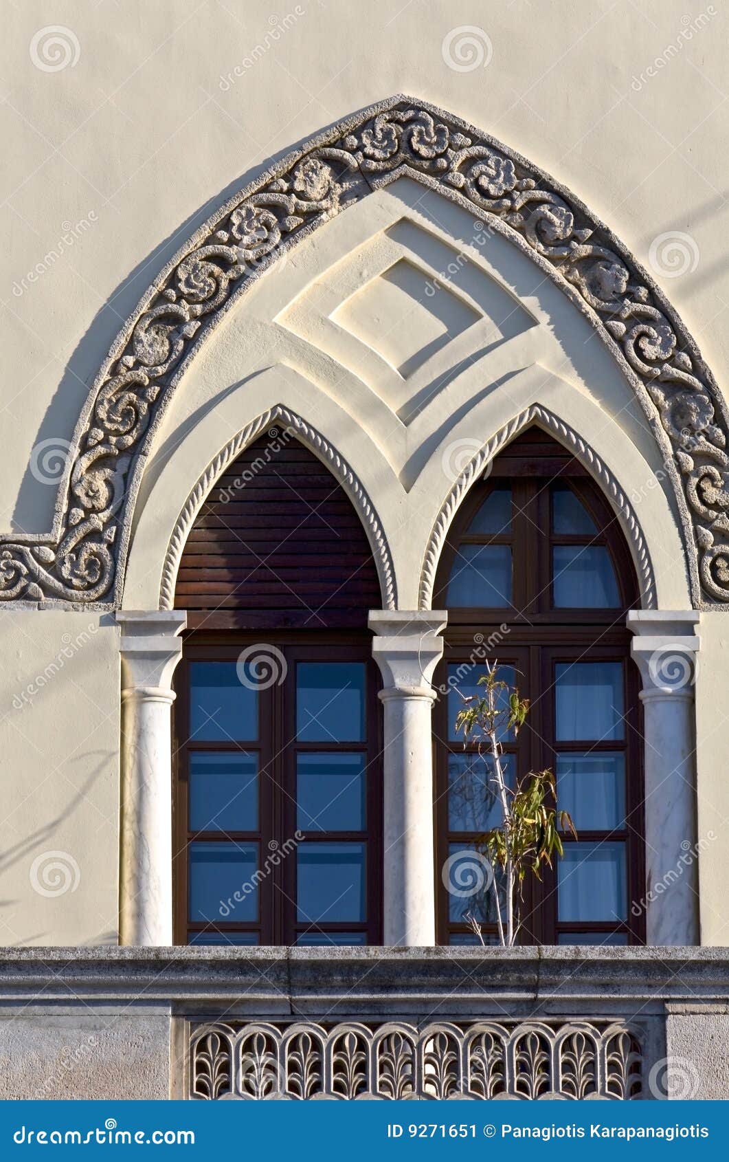 Traditional Window at Rhodes, Greece Stock Image - Image of medieval ...