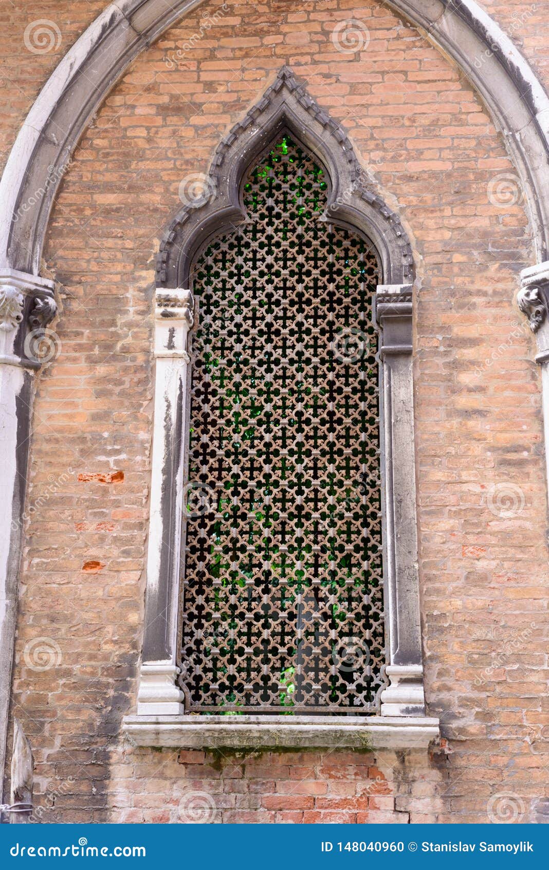 Traditional window, Venice stock photo. Image of italian - 148040960