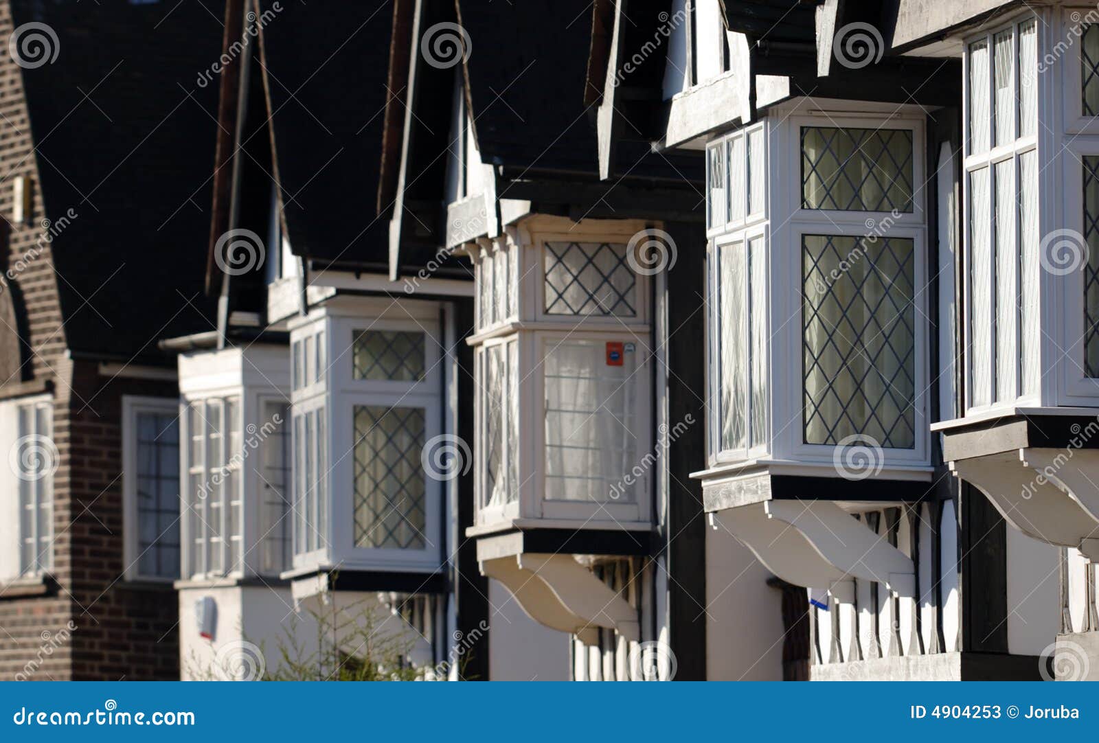 Traditional Windows in England Stock Image - Image of lodging, dwelling ...