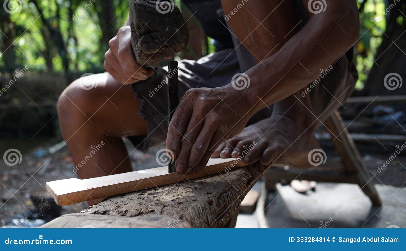 Traditional Wood Carving in Java Indonesia Stock Photo - Image of java ...