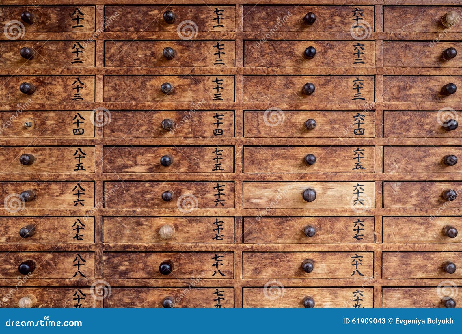 Traditional Wooden Boxes for Fortune Sticks Stock Image - Image of ...