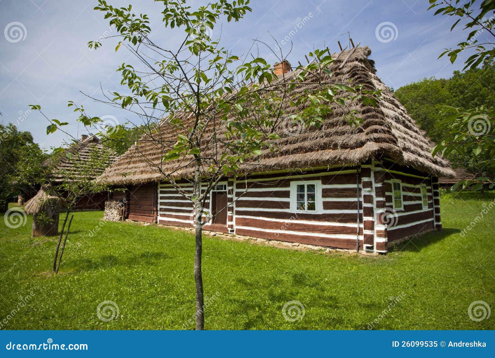 Traditional wooden house stock image. Image of countryside - 26099535