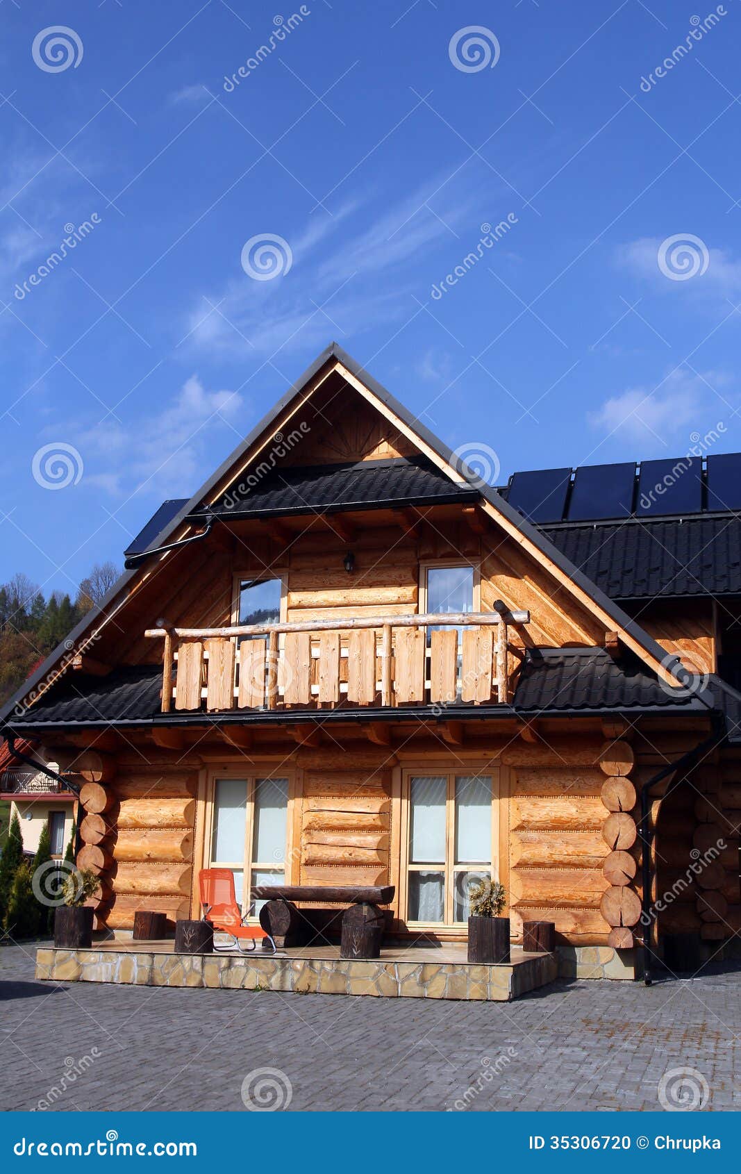 Traditional wooden house stock photo. Image of culture - 35306720