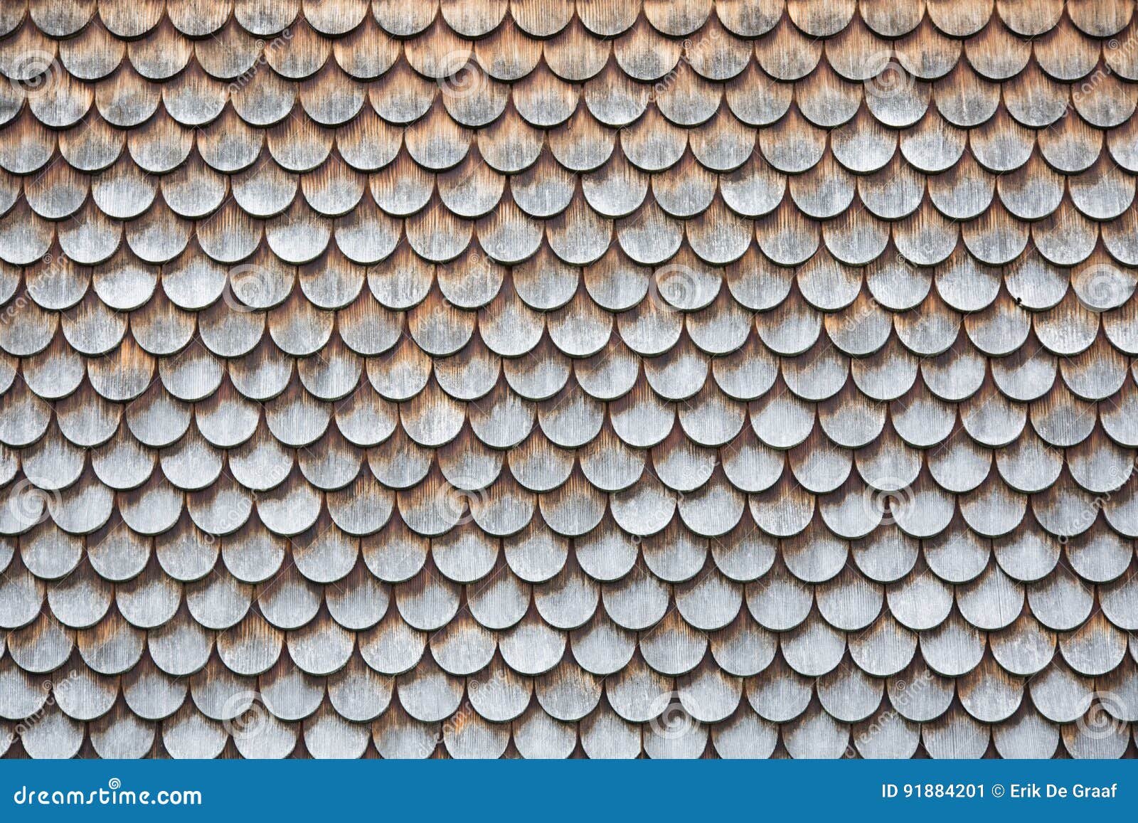 Traditional Wooden Shingles Stock Image - Image of aged, rough: 91884201