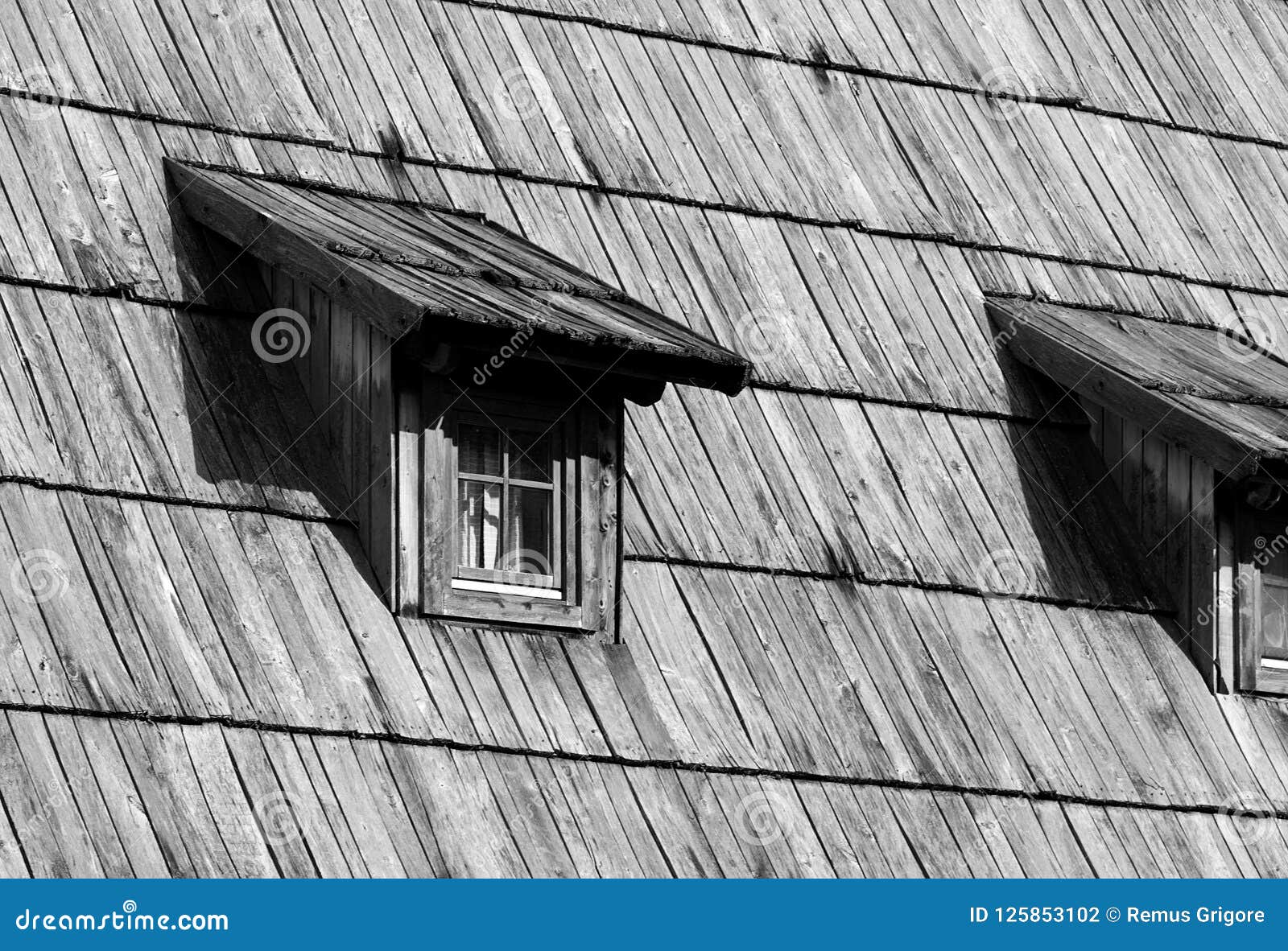 Traditional wooden window stock photo. Image of home - 125853102
