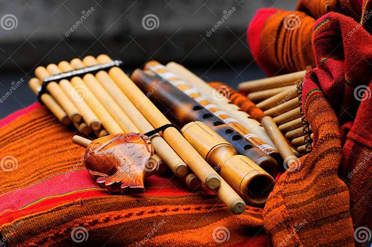 Traditional Woodwind Instruments Stock Photo - Image of tune, music ...