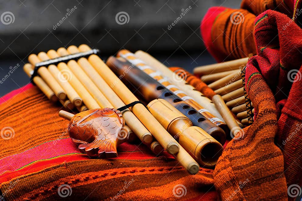 Traditional Woodwind Instruments Stock Photo - Image of tune, music ...