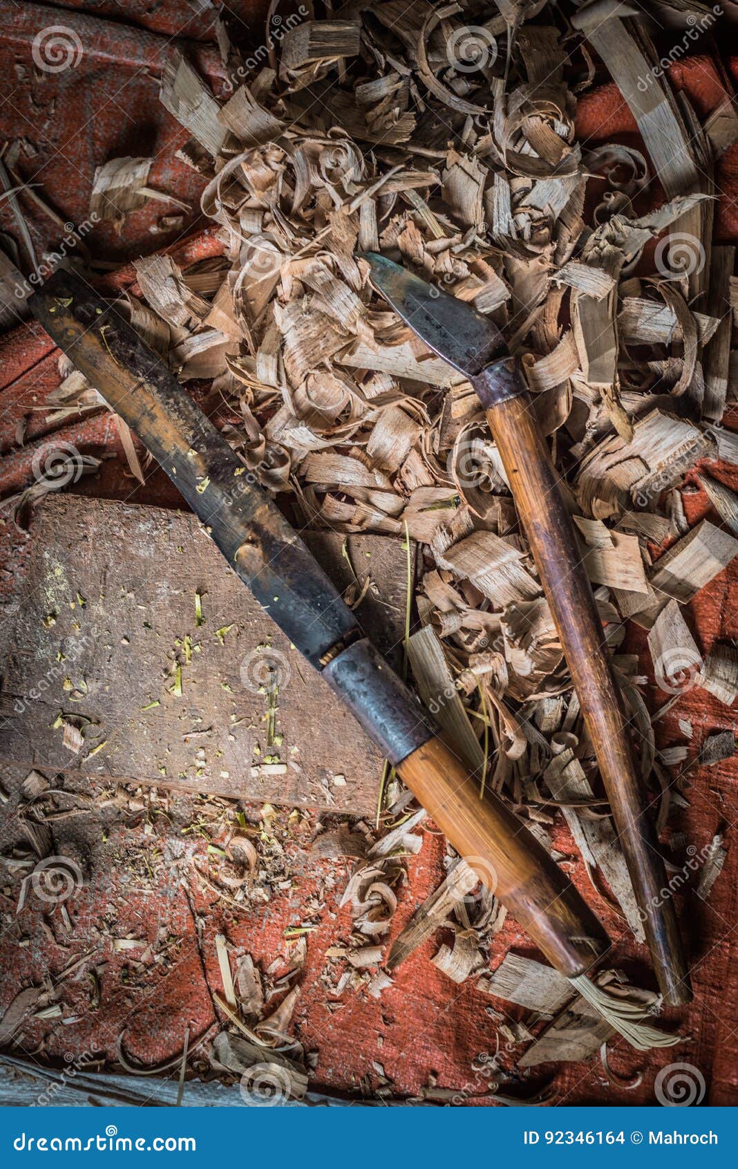 Traditional Woodworker Tools Stock Photo - Image of workbench, timber ...