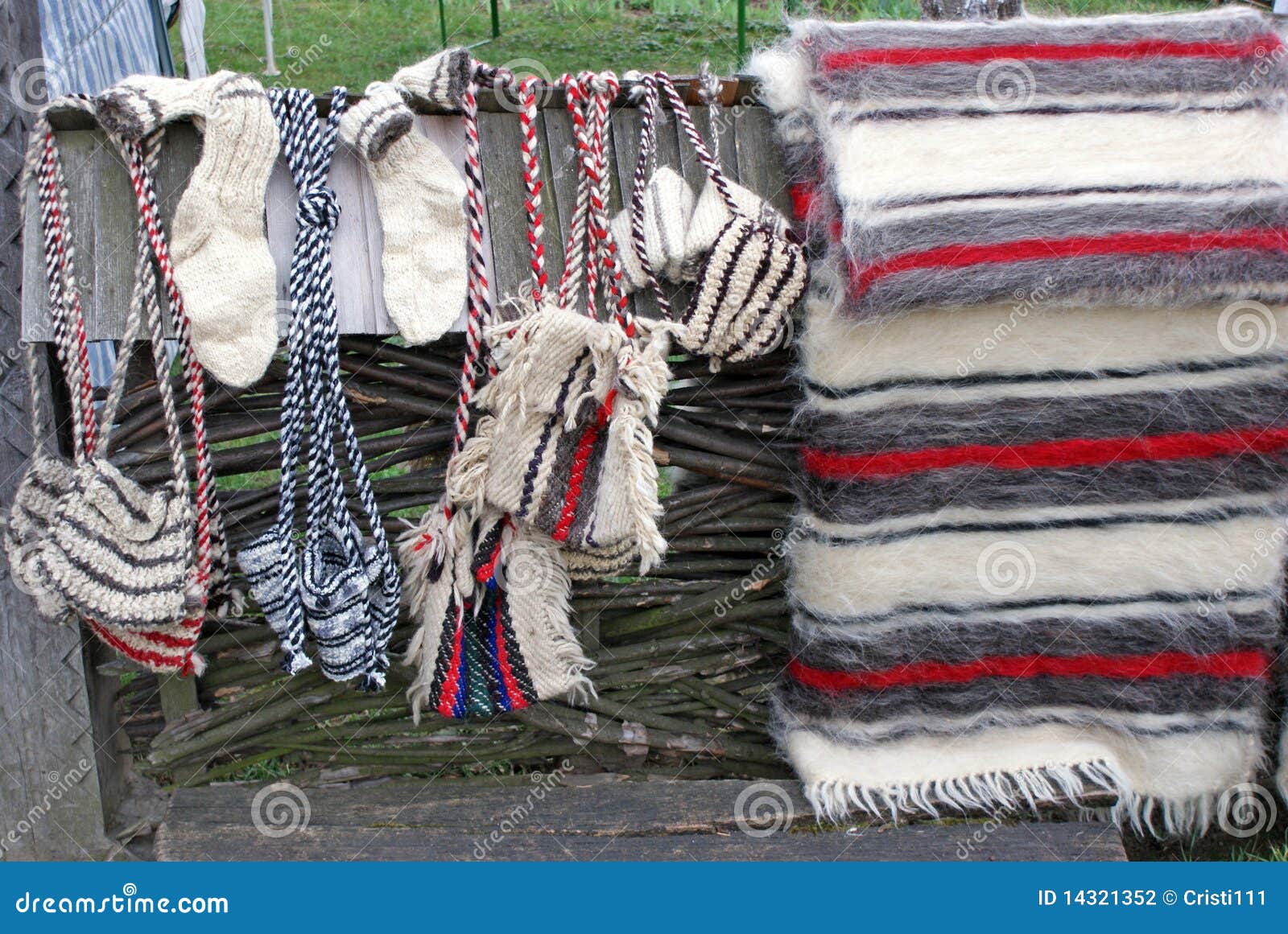 Traditional wool products stock photo. Image of knitting - 14321352