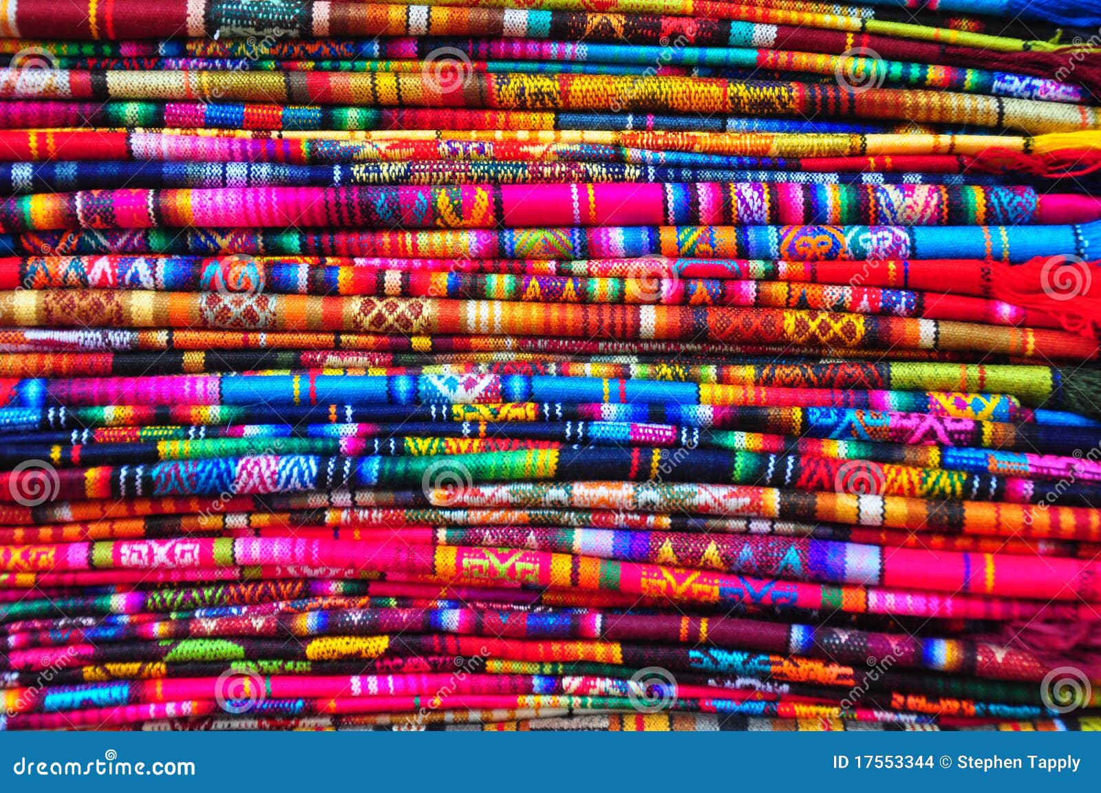 Traditional woven fabric stock photo. Image of central - 17553344