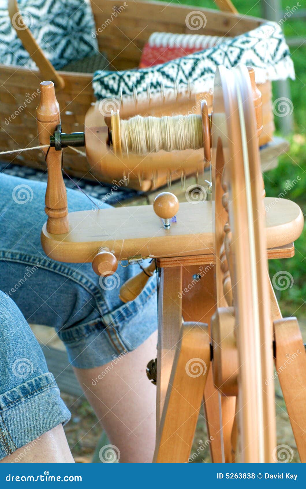 Traditional yarn spinning stock photo. Image of nostalgia - 5263838
