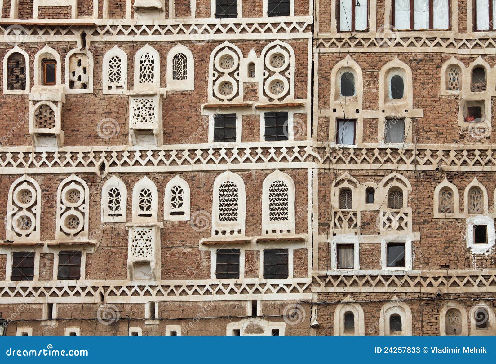 Traditional Yemeni Buildings Stock Image - Image of design, east: 24257833