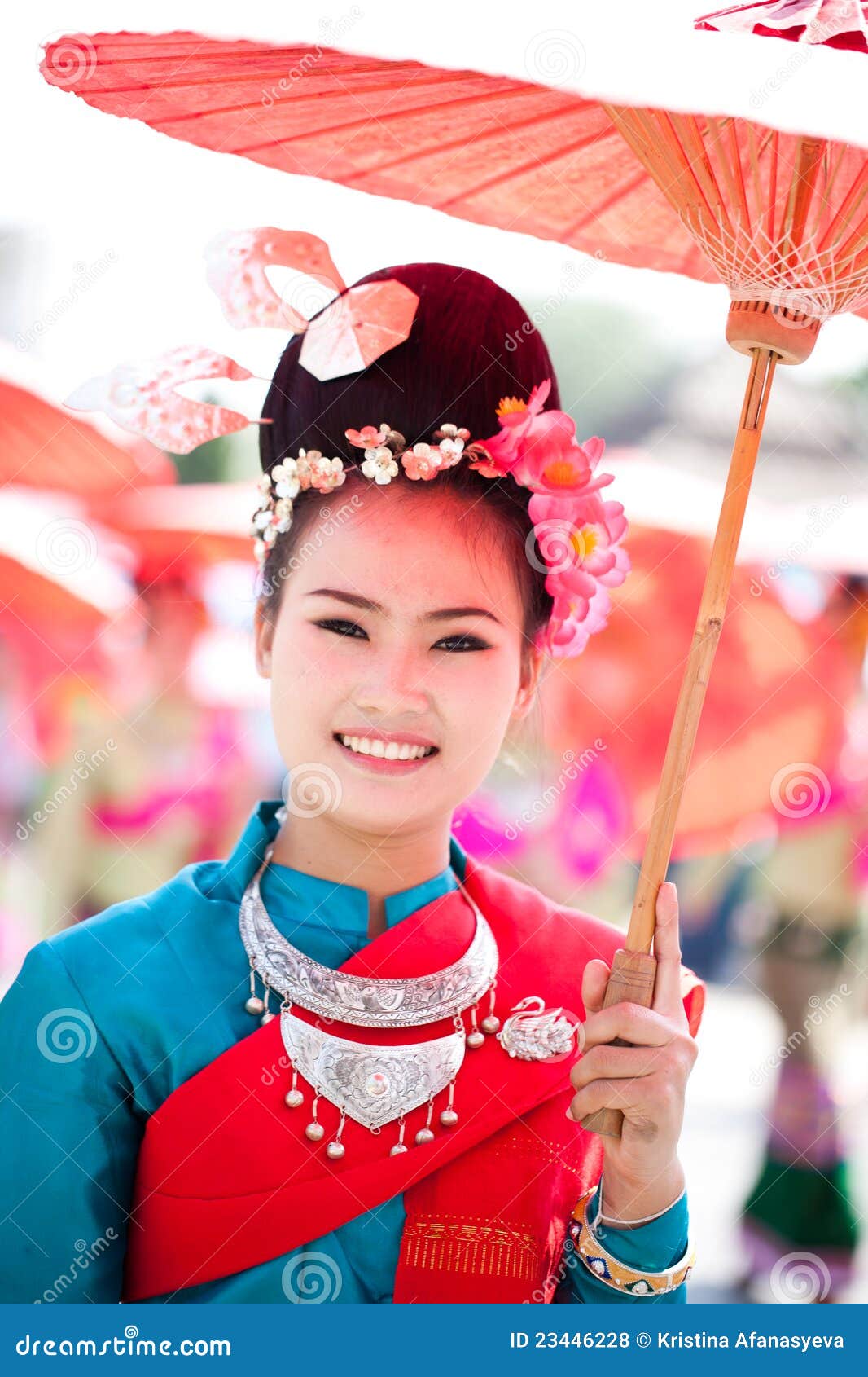 Traditionally Dressed Woman P Editorial Stock Photo - Image of colour ...