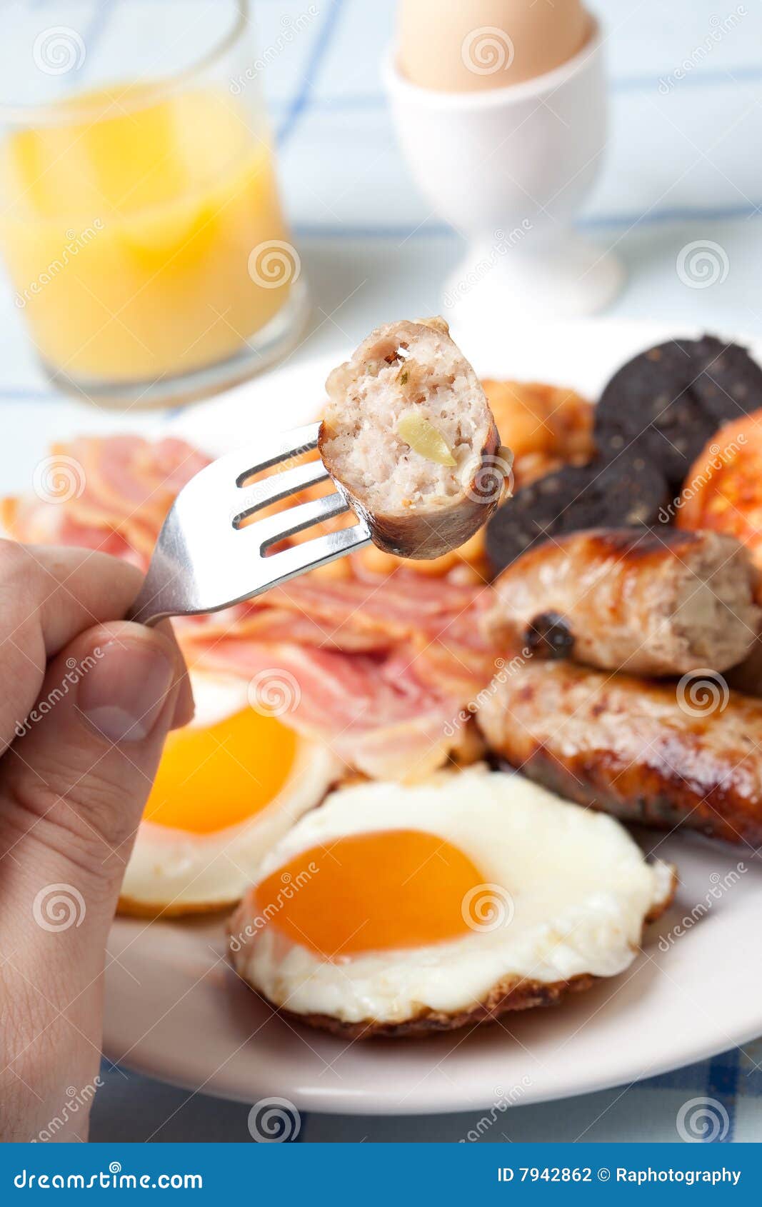 Traditioneel Volledig Engels Ontbijt Picture. Image: 7942862