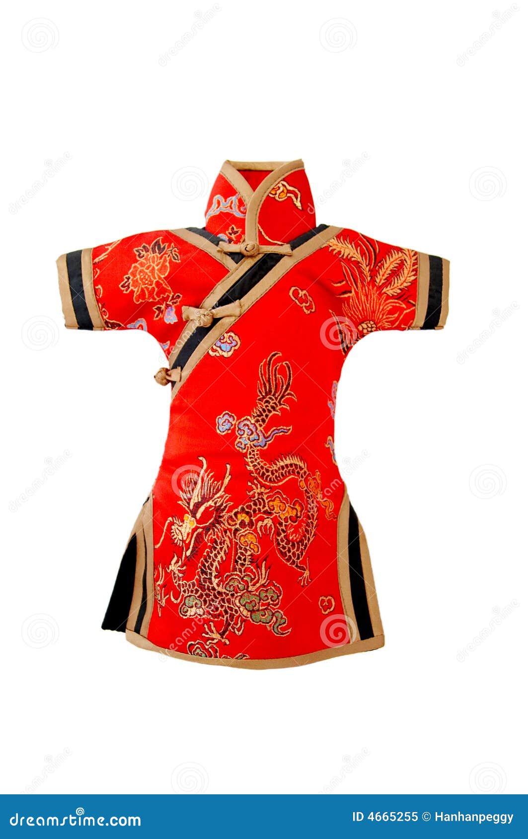 Traditionele Chinese Kleding Stock Afbeelding - Image of knopen, manier ...