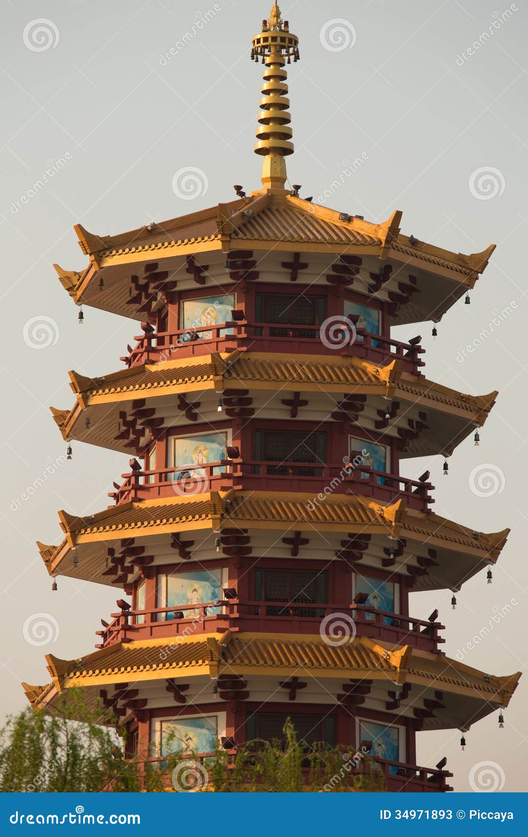 Traditionele Chinese Tempel in Qibao, Shanghai Stock Afbeelding - Image ...