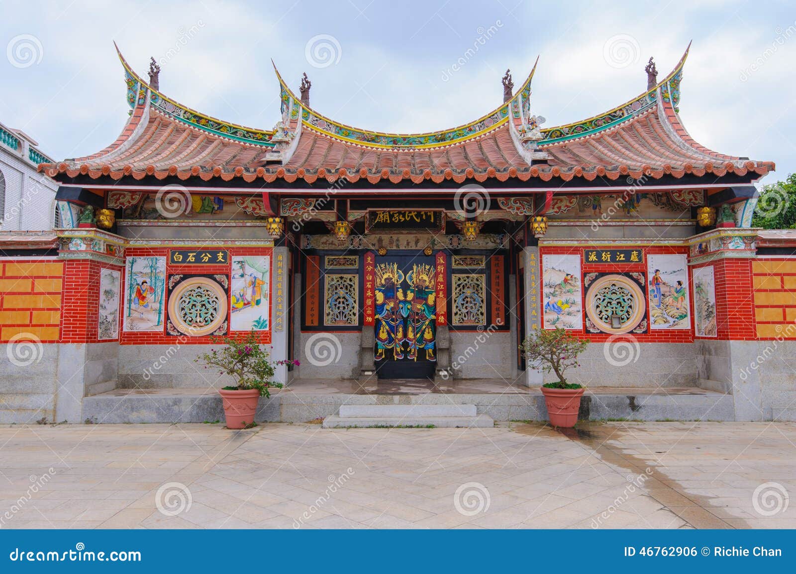 Traditionele Chinese Tempel in Taiwan Stock Foto - Image of orneren ...