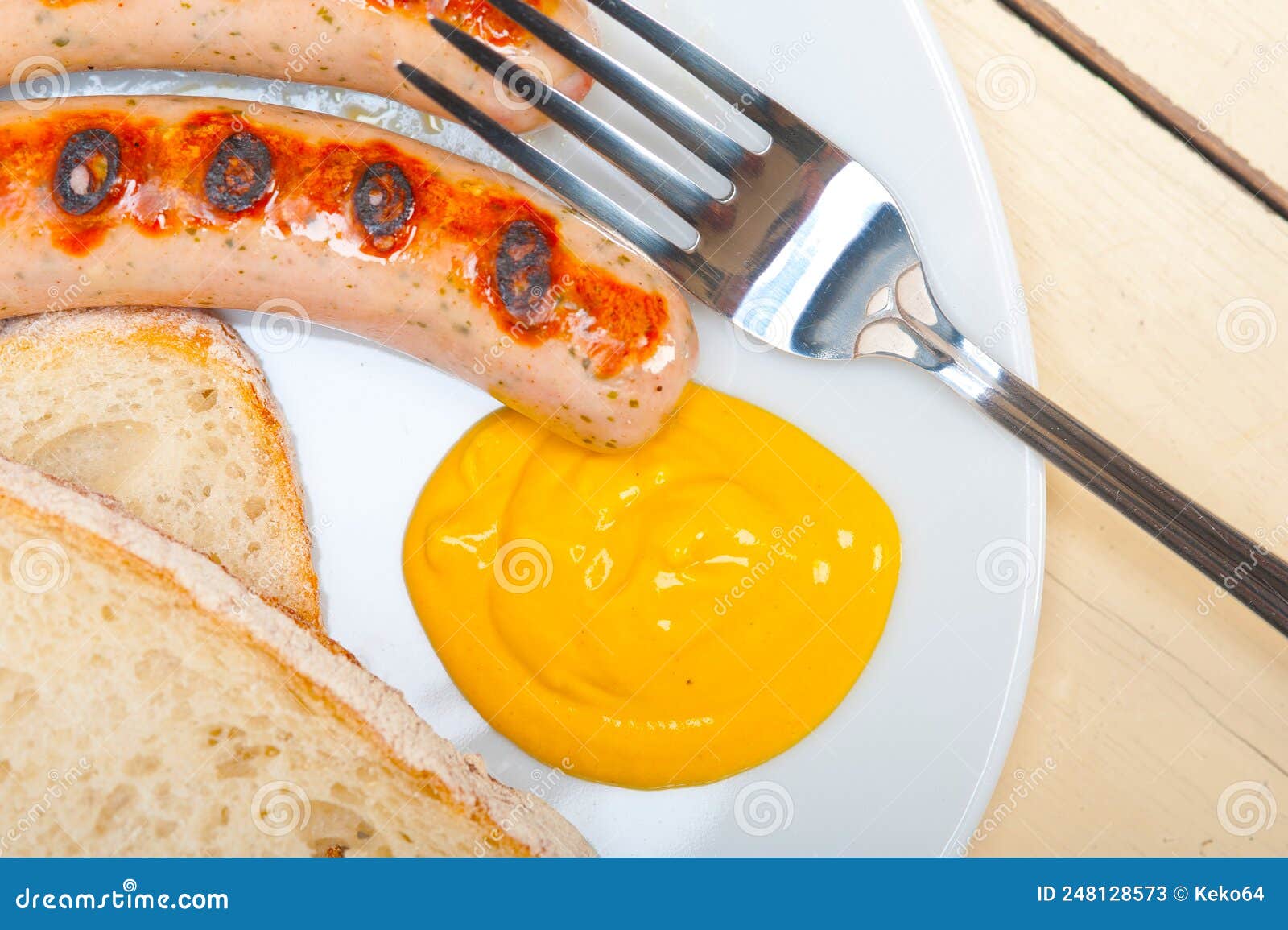 Traditionele Duitse Worstjes Stock Afbeelding - Image of heerlijk ...