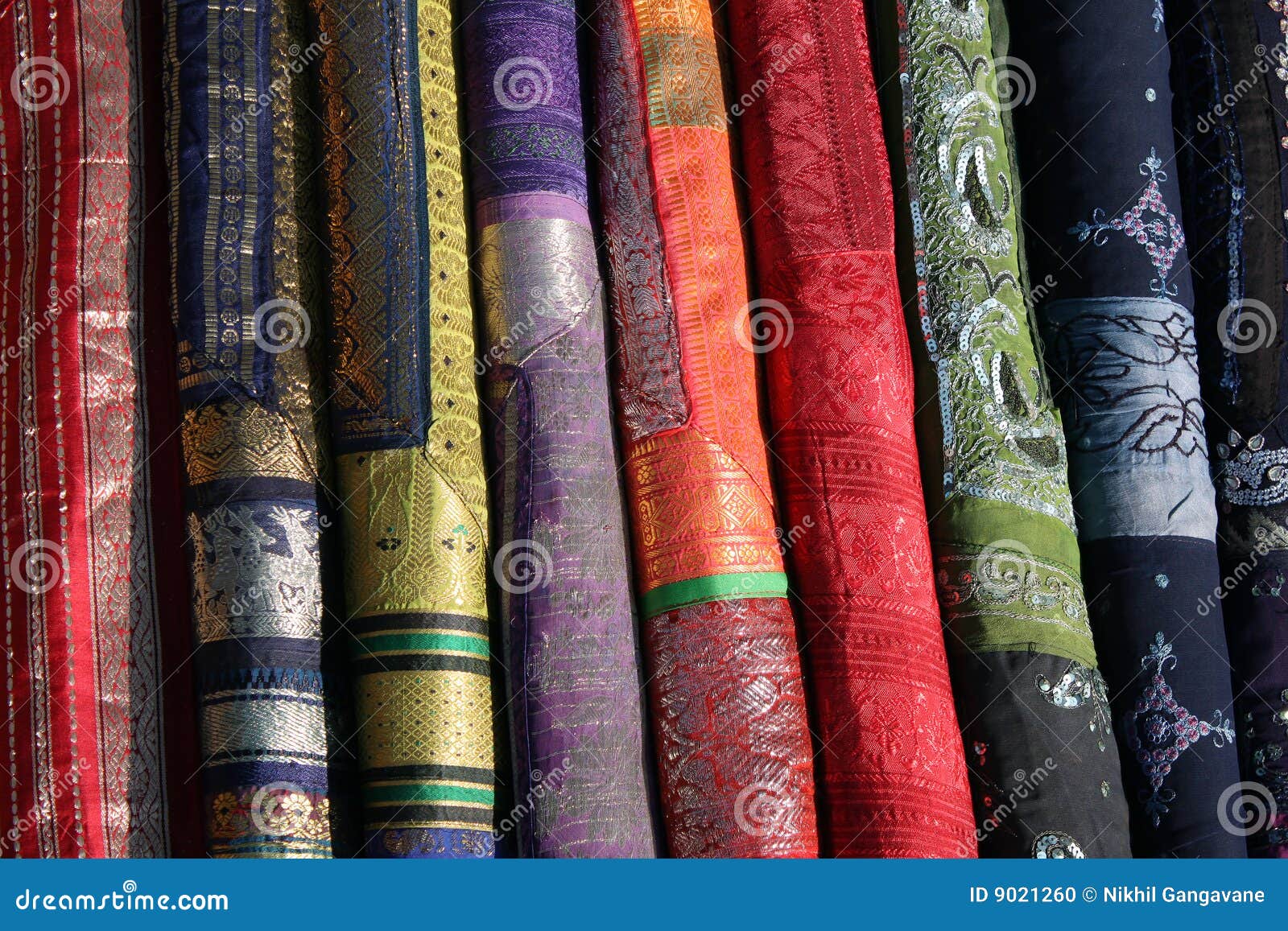 Traditionele Indische Stoffen Stock Foto - Image of ontwerpen, doek ...