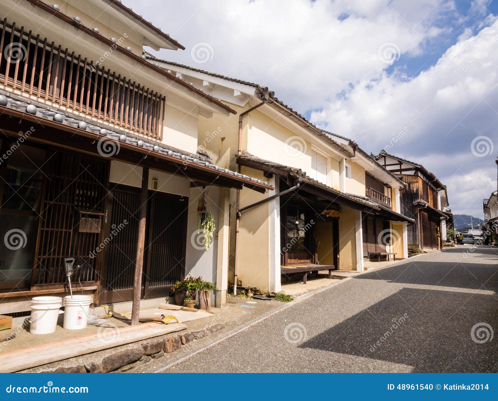Traditionele Japanse Huizen Redactionele Afbeelding - Image of japan ...